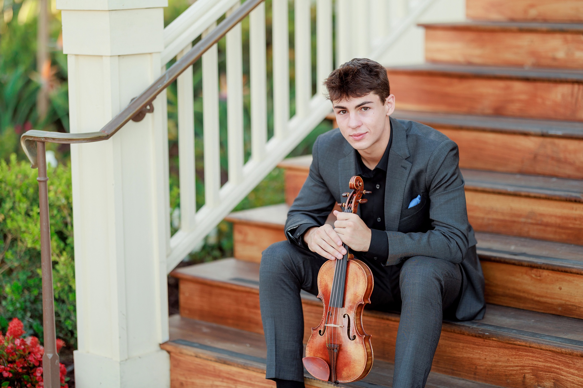 Violinist Senior Portraits on Coronado | San Diego Photography - Amy ...