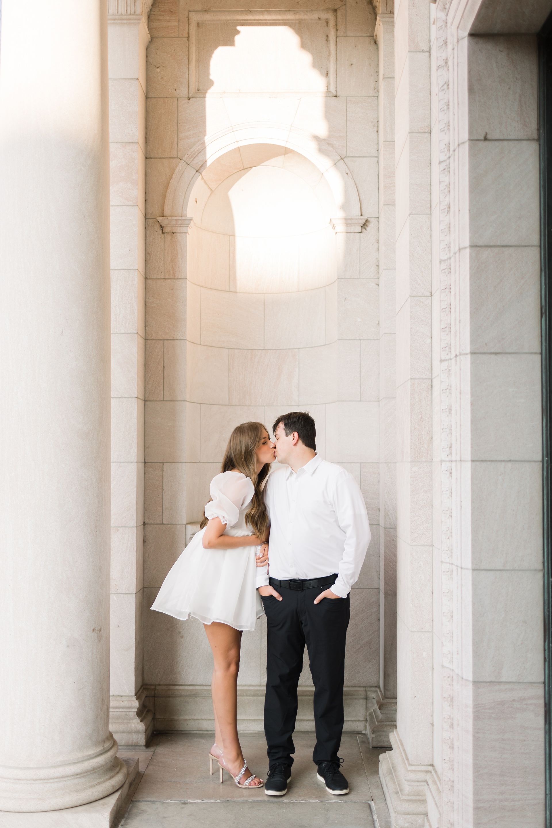 Downtown Engagement Photos | Rachel Graff Photography
