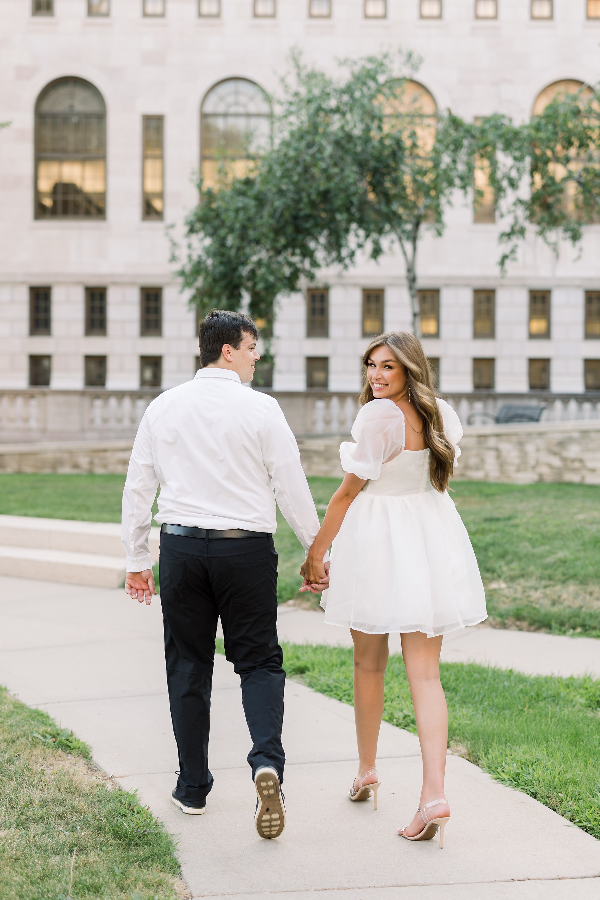 Downtown Engagement Photos | Rachel Graff Photography