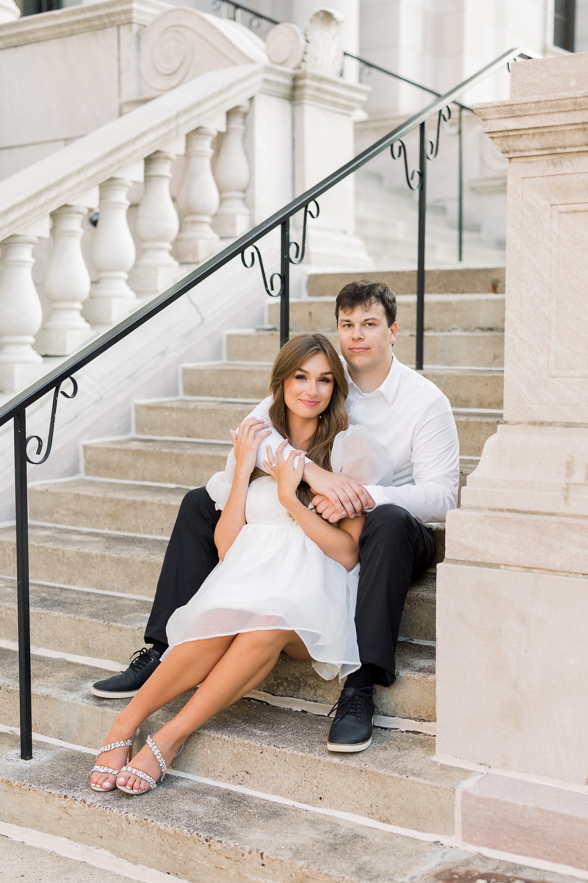 Downtown Engagement Photos | Rachel Graff Photography
