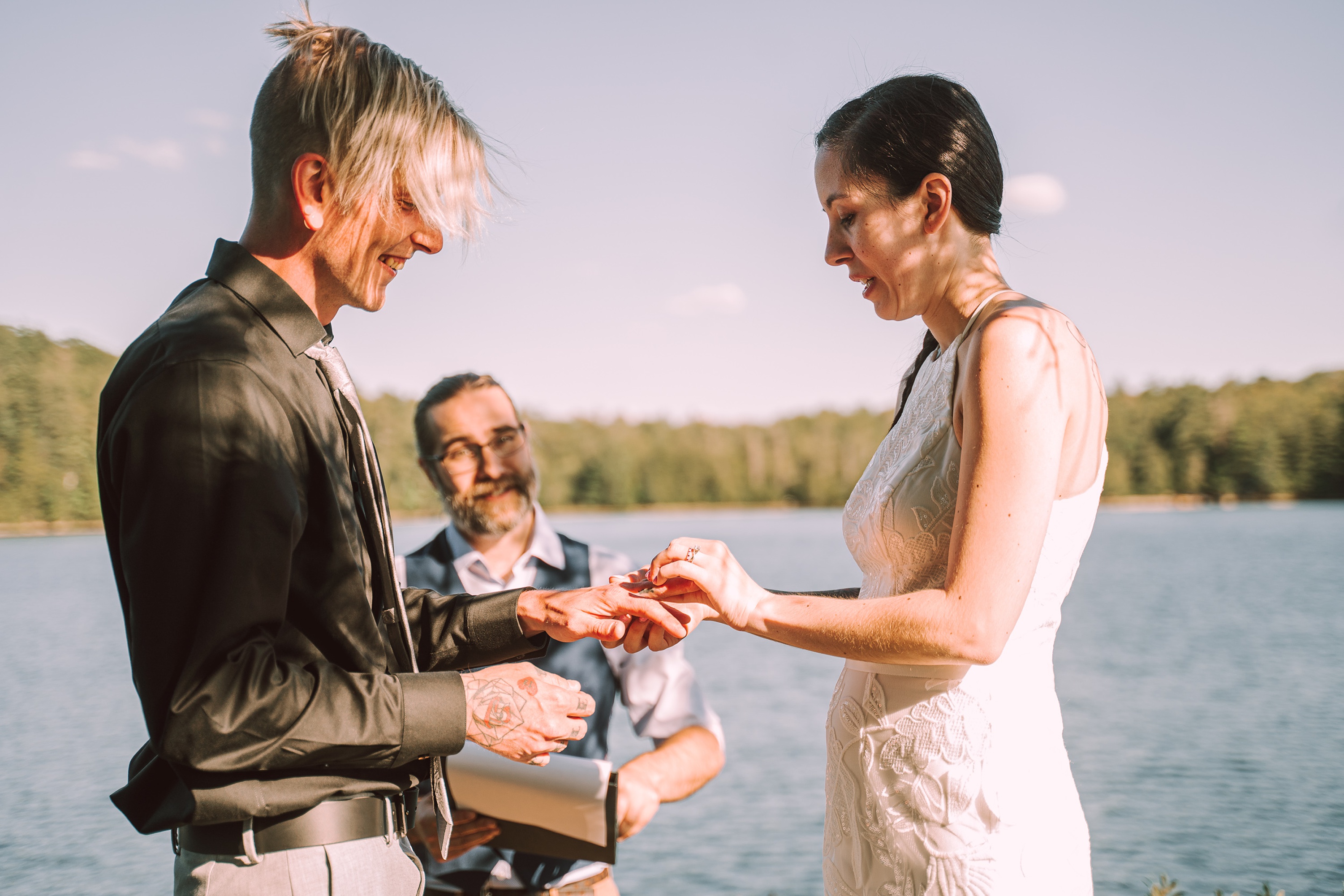 Ethan + Ashley- ADK Island Elopement - Forever Wild Vows