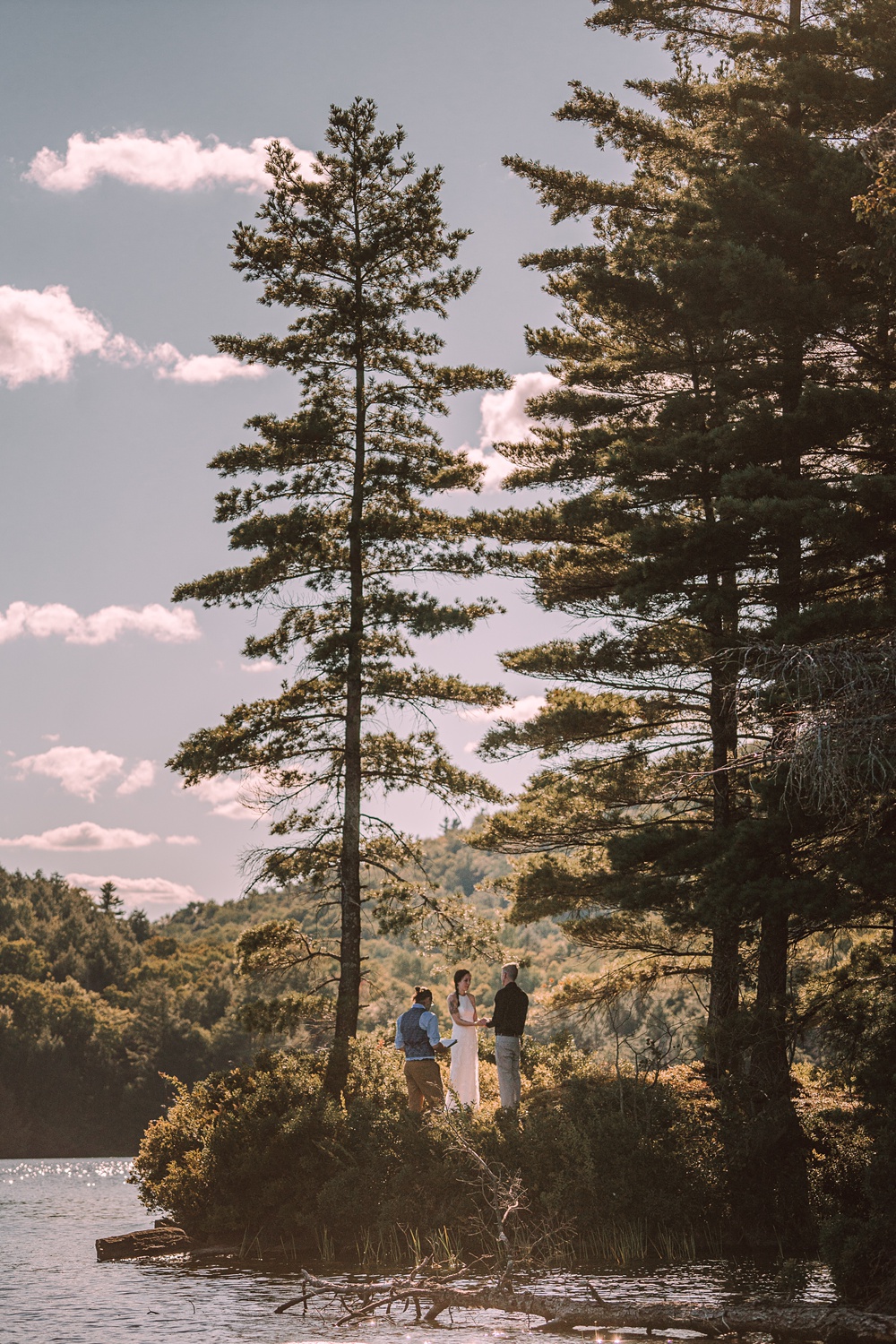 Ethan + Ashley- ADK Island Elopement - Forever Wild Vows