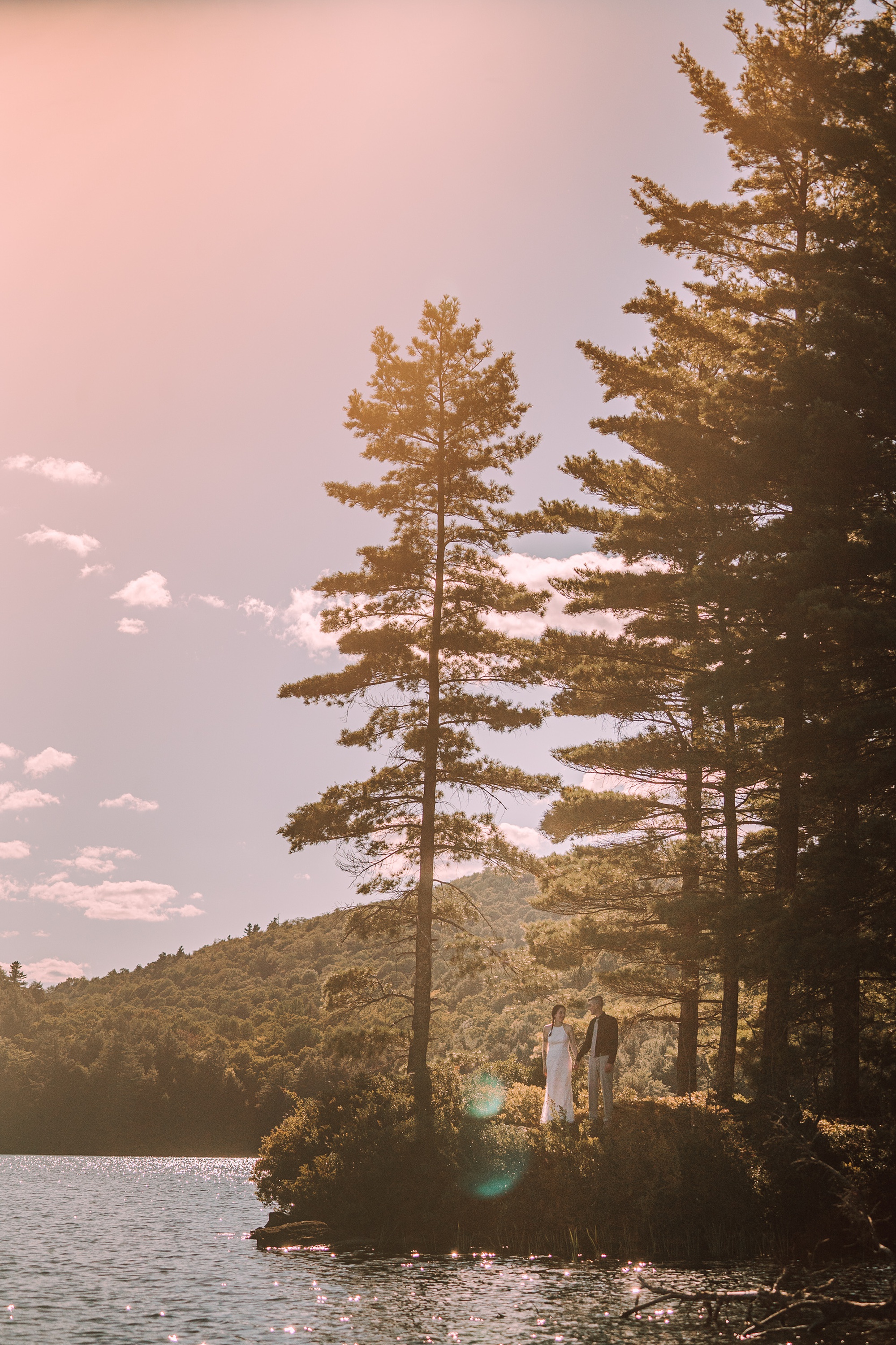 Ethan + Ashley- ADK Island Elopement - Forever Wild Vows