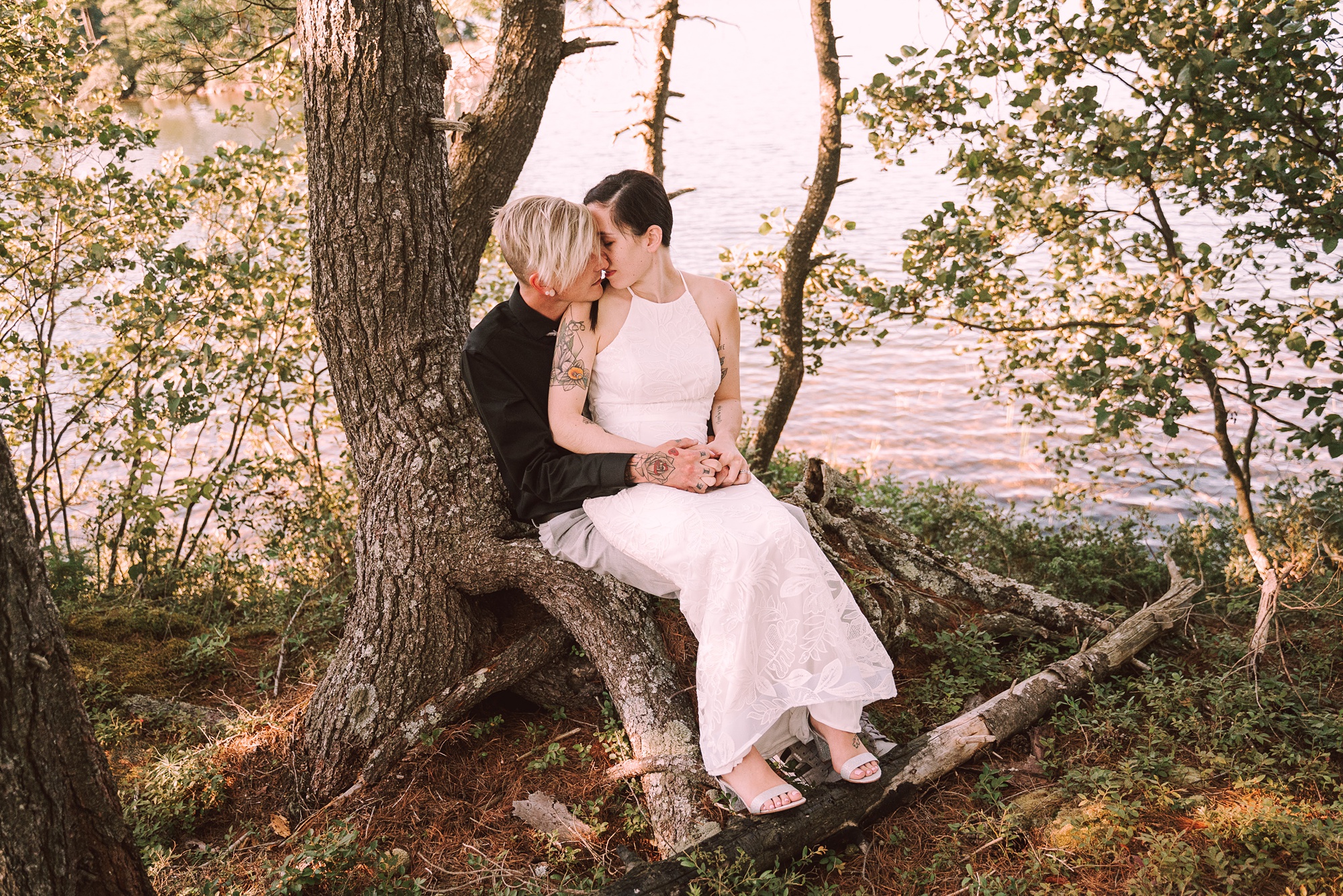 Ethan + Ashley- ADK Island Elopement - Forever Wild Vows