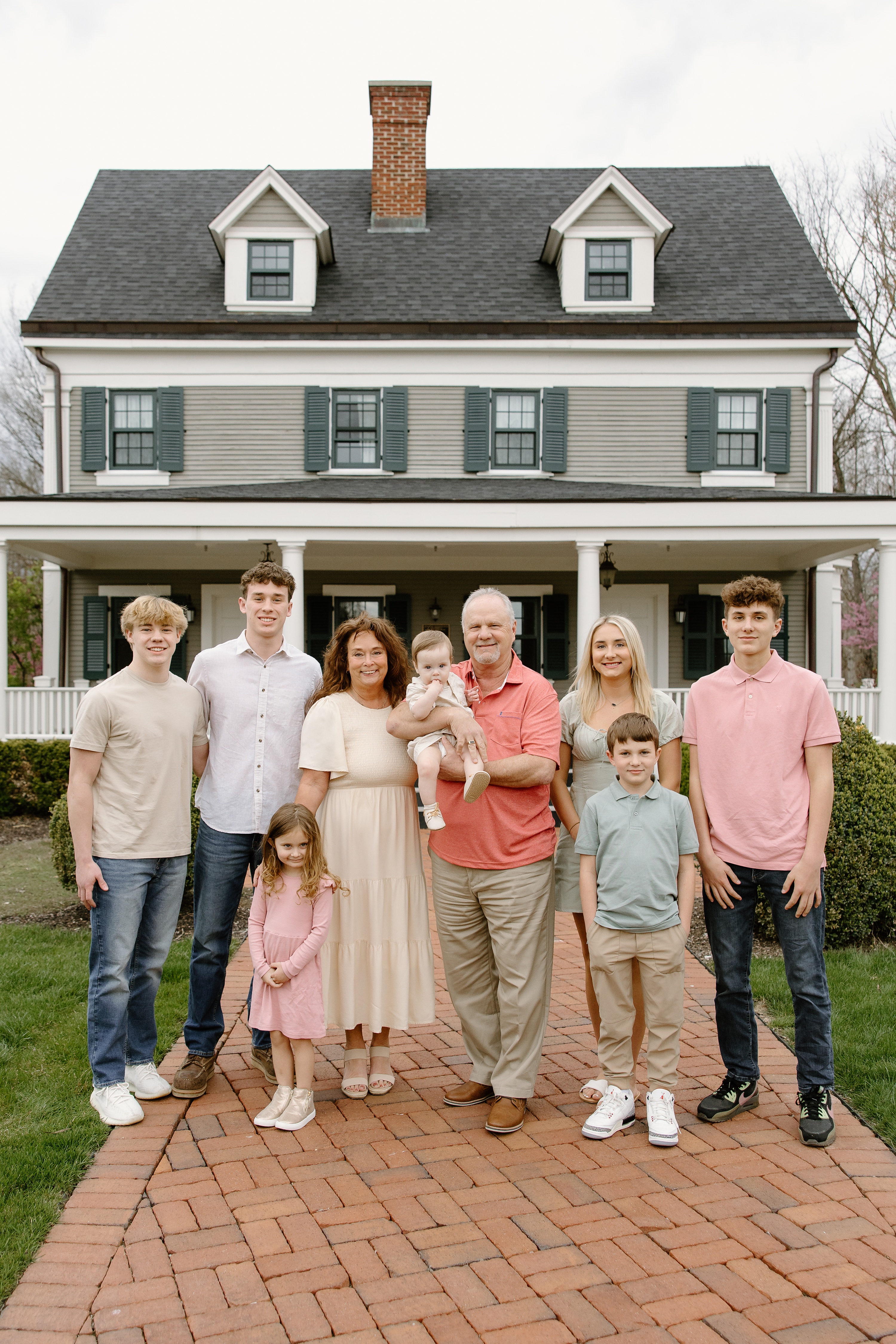 The Williams Family at the Ambassador House in Fishers, IN