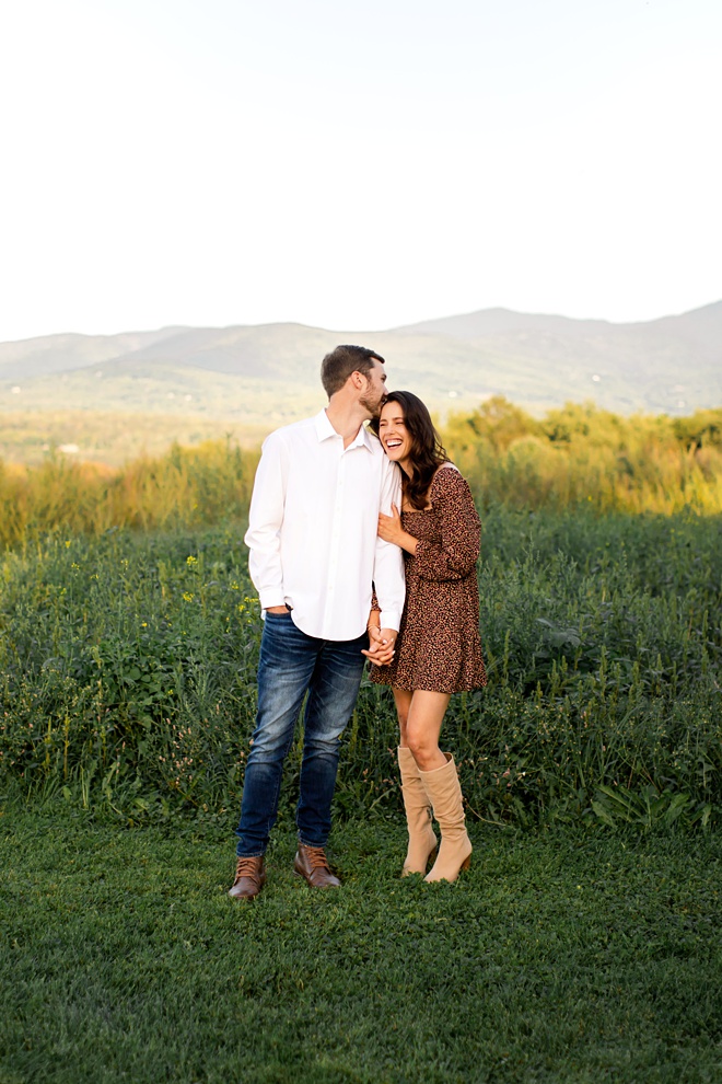 Paige + Andrew | Laid back Couples Session in the Vermont Mountains ...