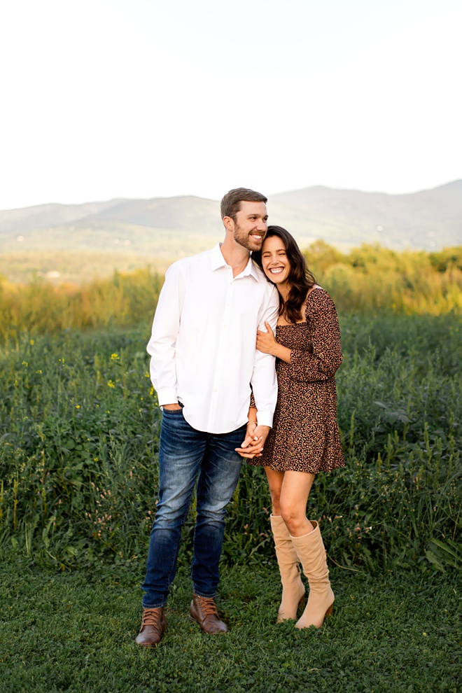 Paige + Andrew | Laid back Couples Session in the Vermont Mountains ...