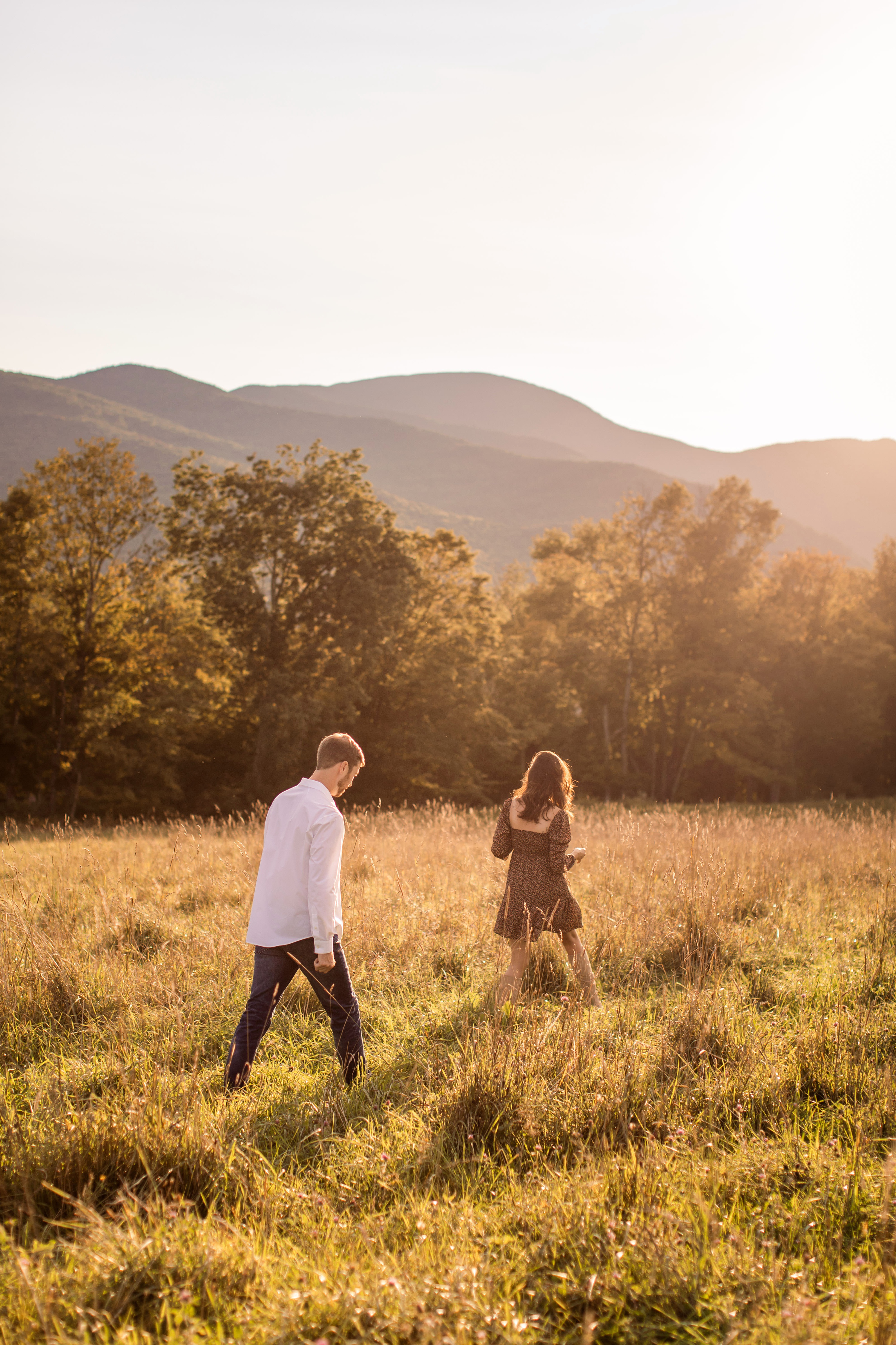 Paige + Andrew | Laid back Couples Session in the Vermont Mountains ...