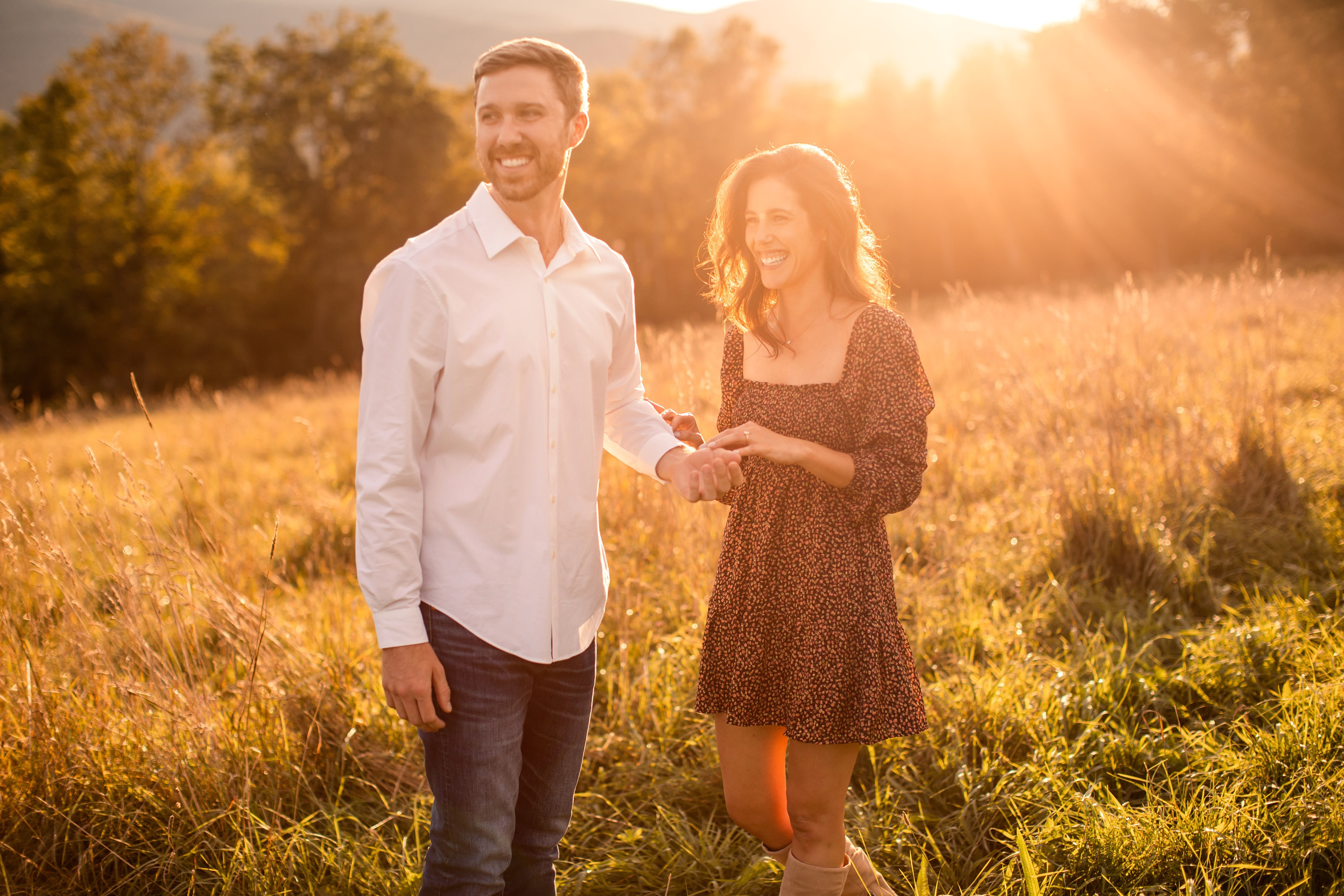 Paige + Andrew | Laid back Couples Session in the Vermont Mountains ...