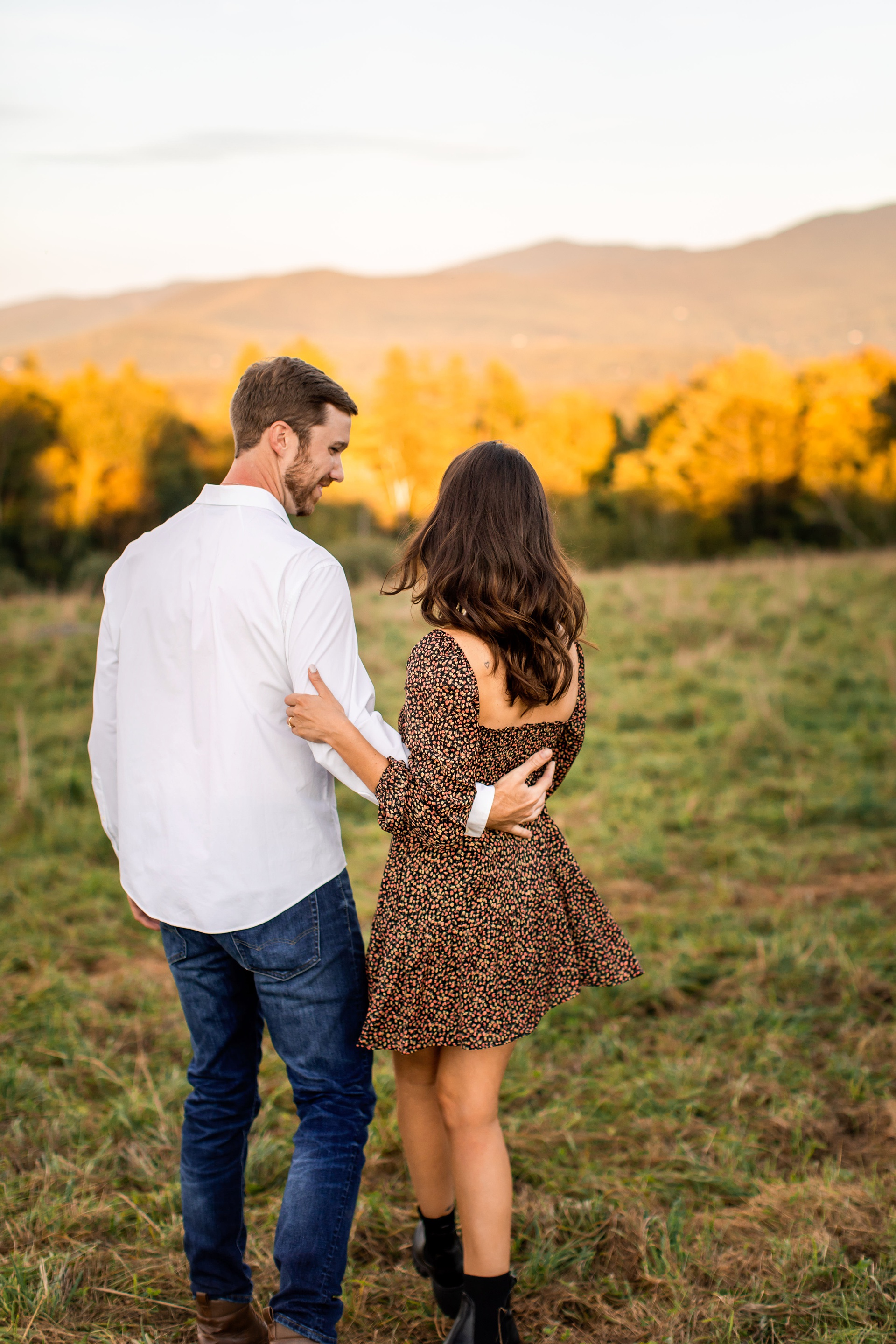 Paige + Andrew | Laid back Couples Session in the Vermont Mountains ...
