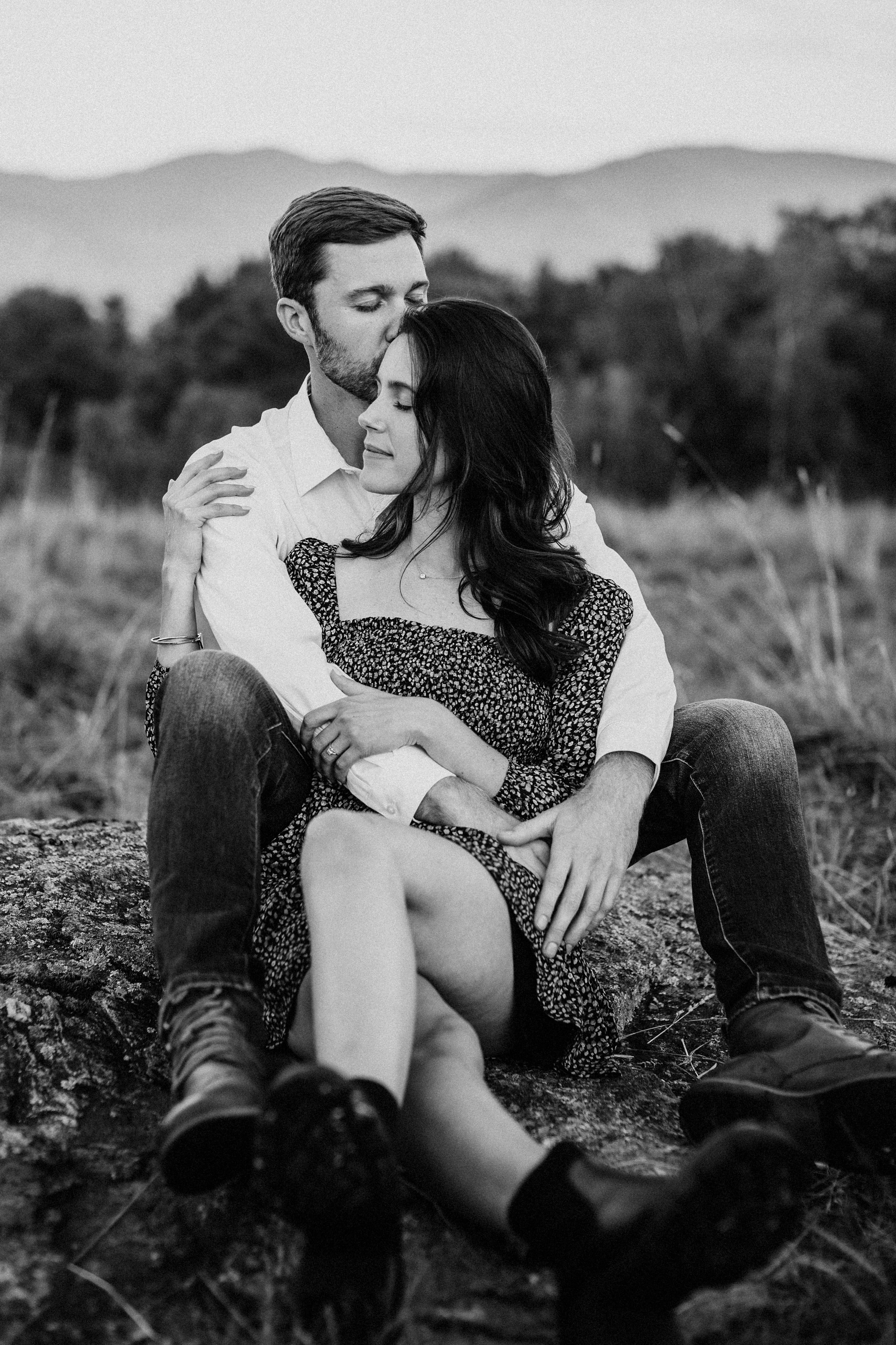 Paige + Andrew | Laid back Couples Session in the Vermont Mountains ...