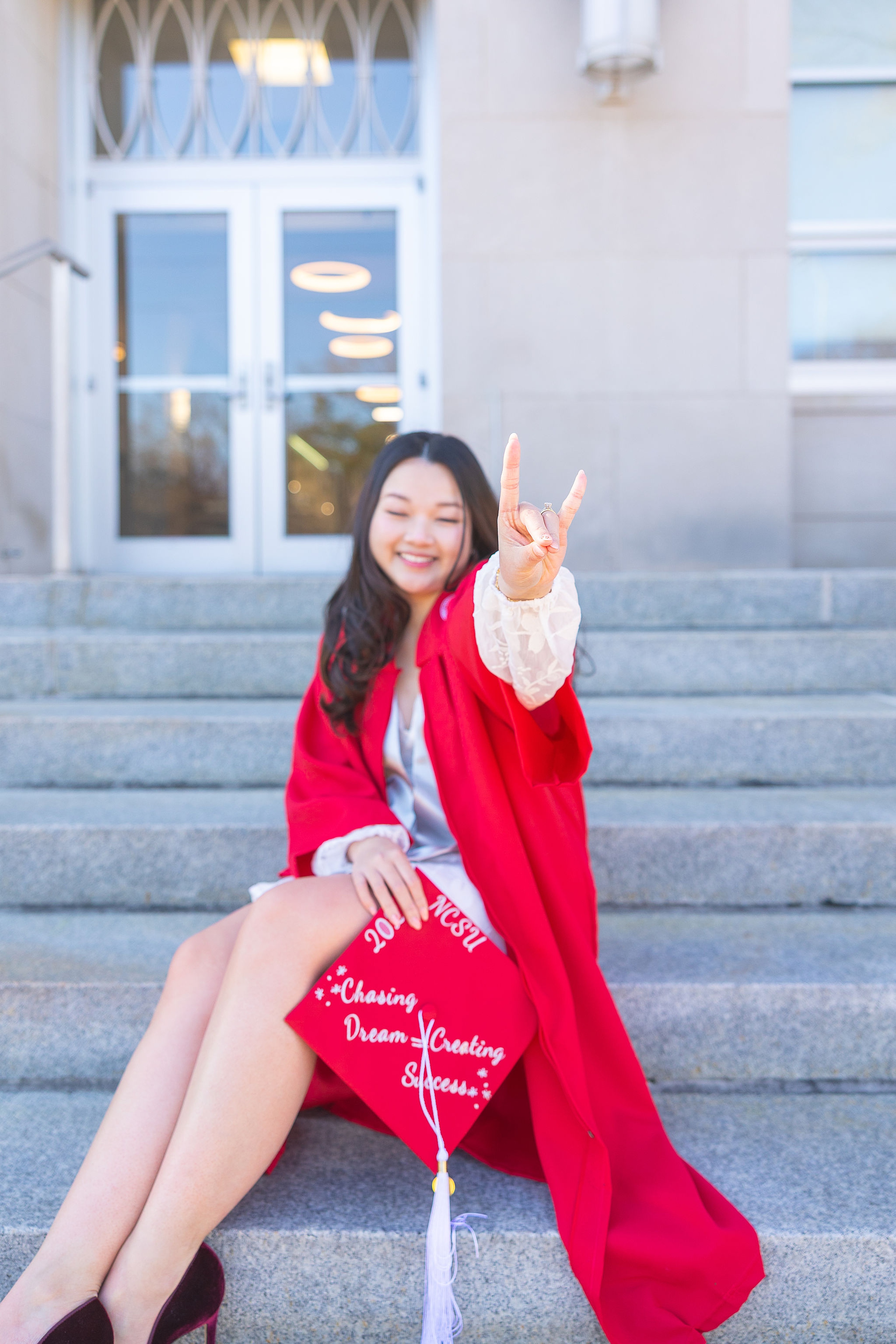Celebrating Class of 2025 Grad Nhi | NC State Graduation Session at the ...